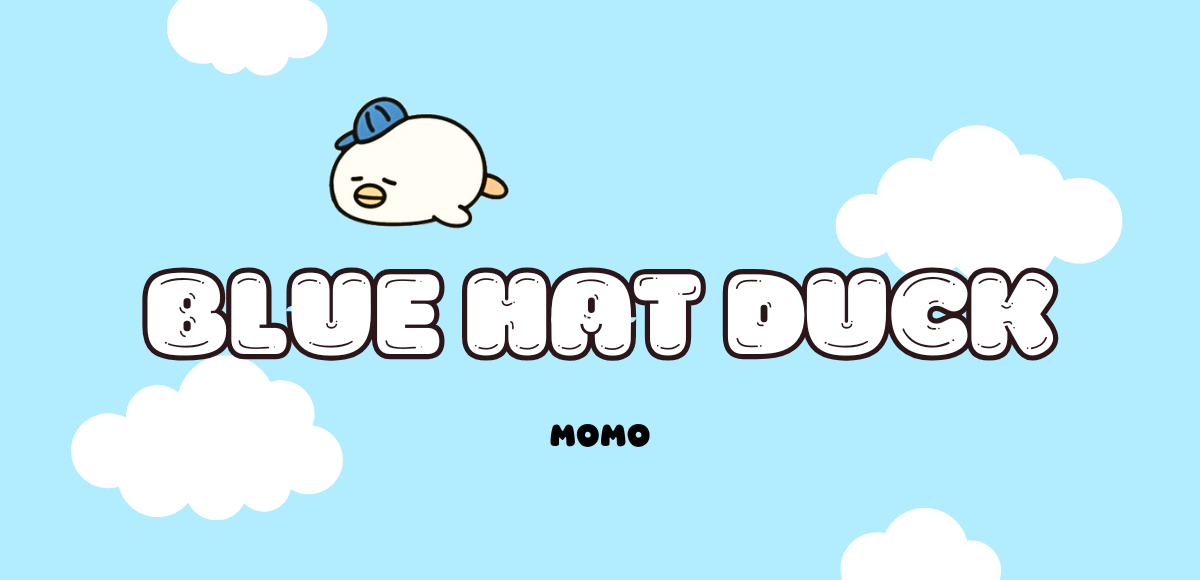 呆萌來襲！國中生創意爆發「藍帽鴨 blue hat duck」貼圖登場，讓聊天變得更療癒